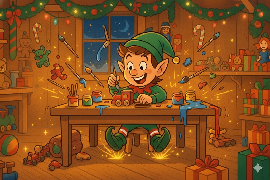 🎄 Danny the Elf Who Couldn't Sit Still