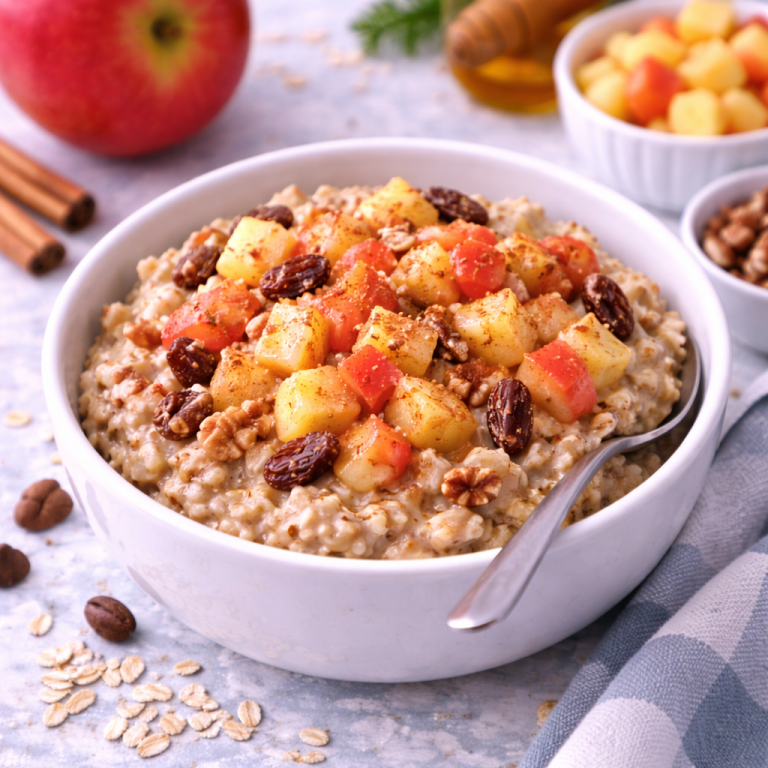 🍎 Apple Cinnamon Oatmeal Bowls