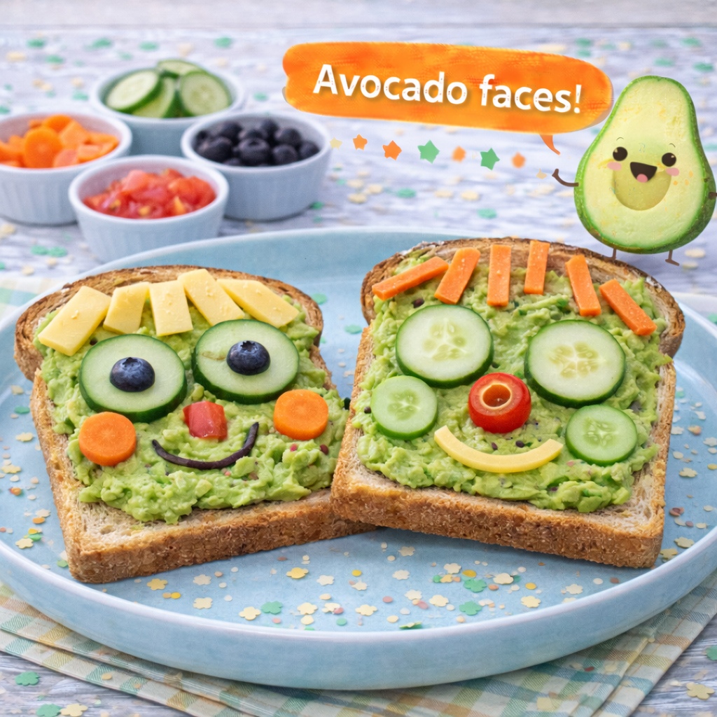 🥑 Avocado Toast Faces