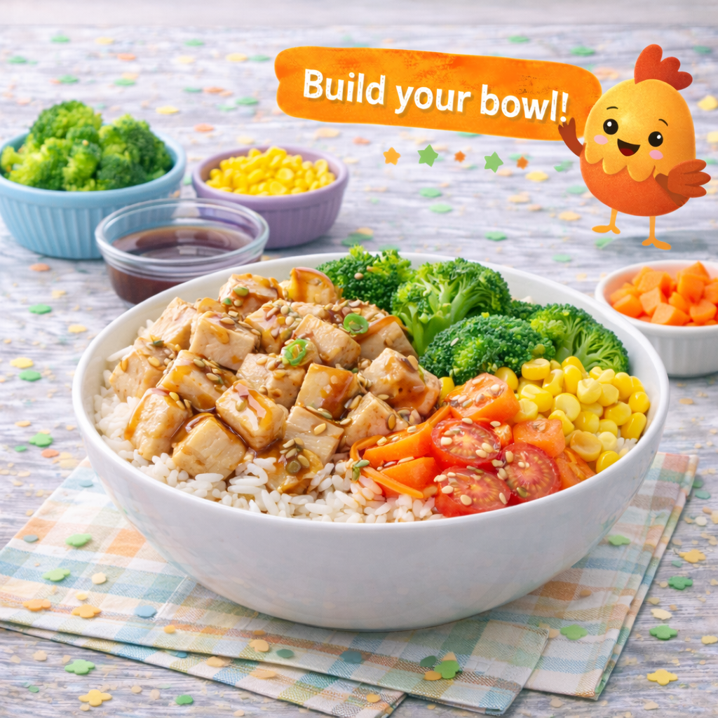 🍗 Chicken & Veggie Rice Bowl