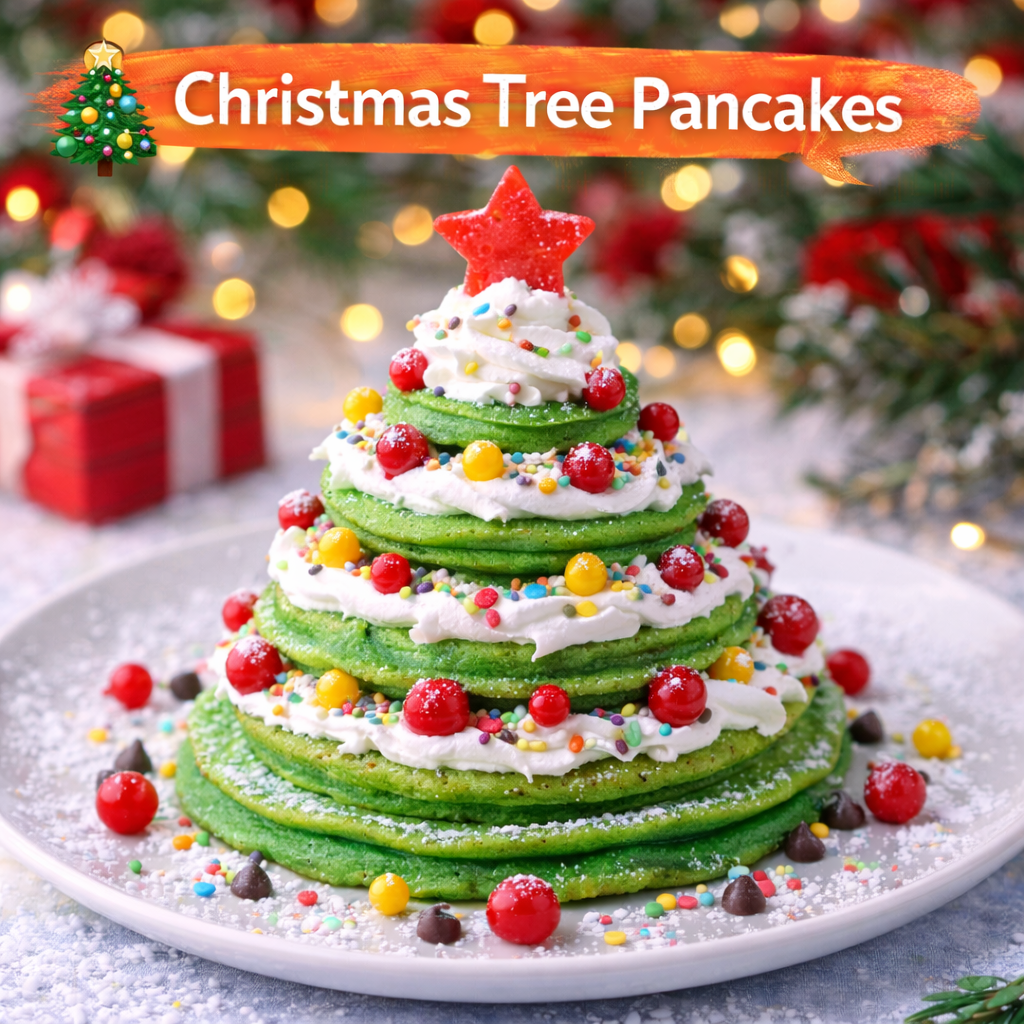 🎄 Christmas Tree Pancakes