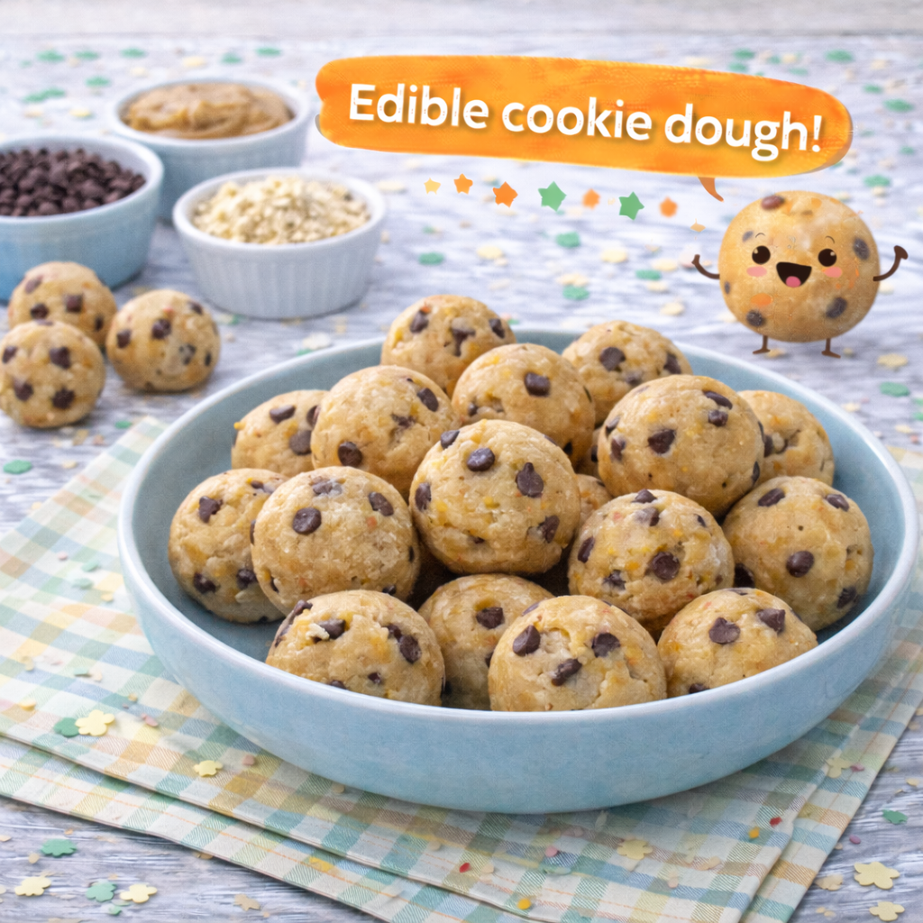 🍪 No-Bake Cookie Dough Balls