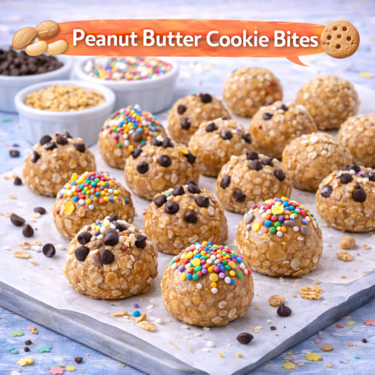 🥜 Peanut Butter Cookie Bites