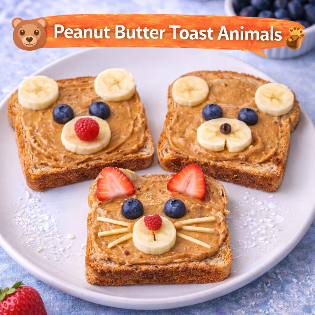 🐻 Peanut Butter Toast Animals