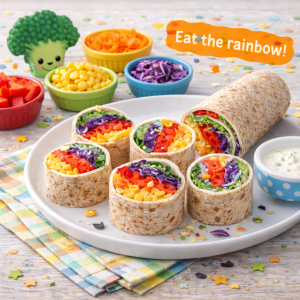 🥙 Veggie Rainbow Wraps