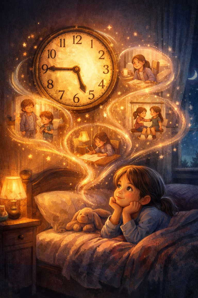 🌙 The Bedtime Clock That Ran Backward